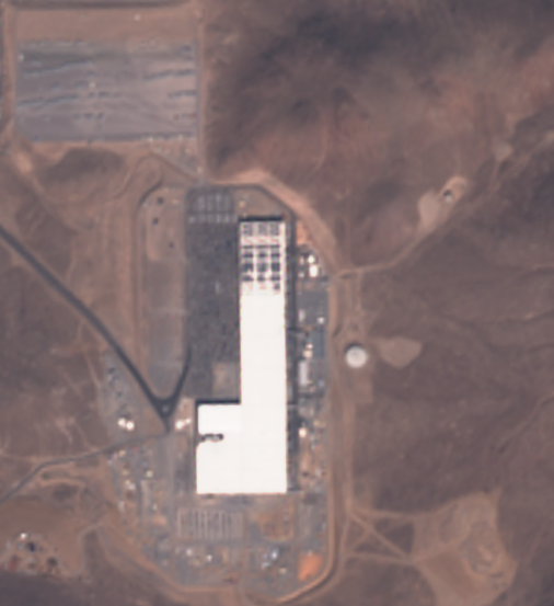 Compare daily satellite images of Tesla production locations