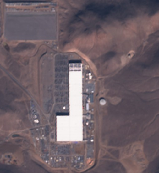 Compare daily satellite images of Tesla production locations